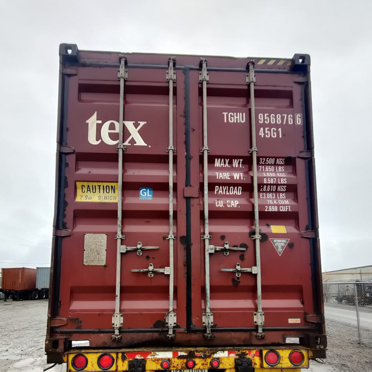 40' High Cube Used Container (BURLINGTON) – Supernova Containers