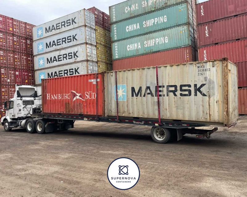 Delivery of 2x 20ft Container – Supernova Containers